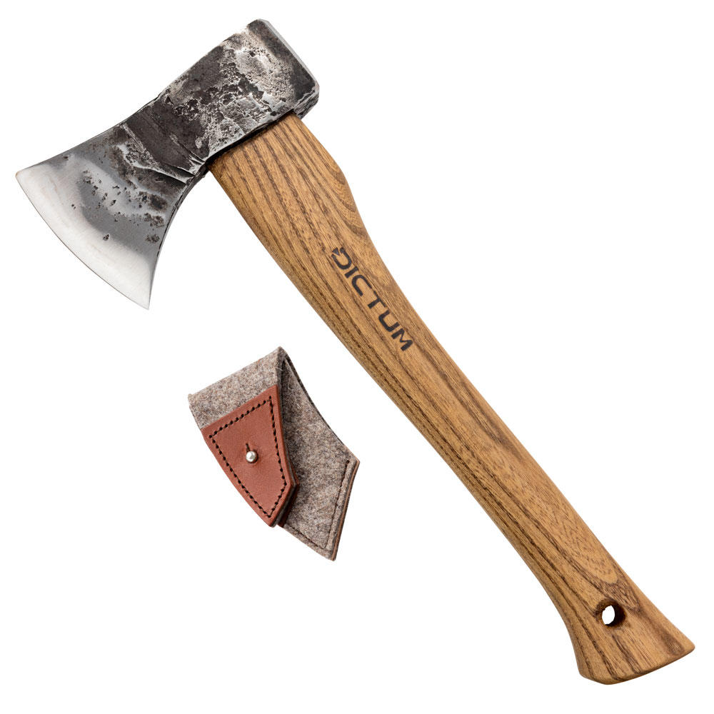 DICTUM Trekking Axe with Felt Sheath | Hatchets & Axes | Dictum Garden ...